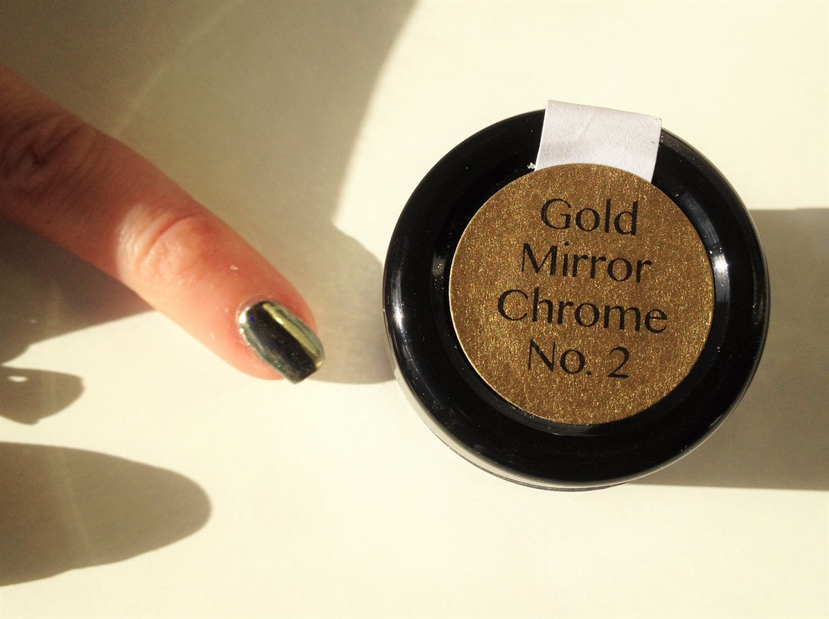 Chrome Gold Mirror Pigment Powder No 2 – Sparkles Beauty Supplies Ltd